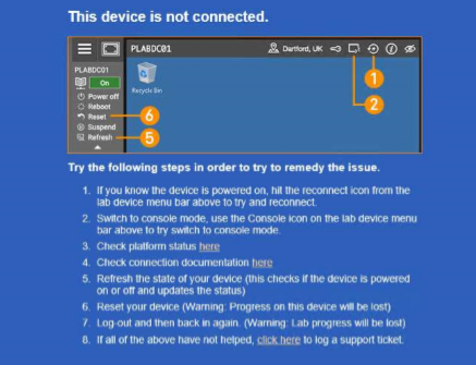 Practice Lab Troubleshooting