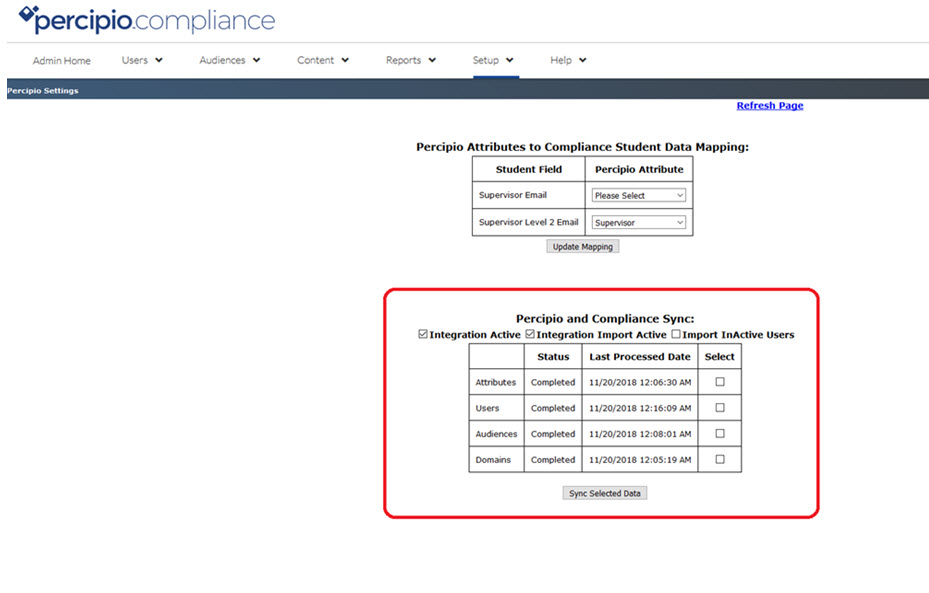 Percipio Compliance: Admin FAQ