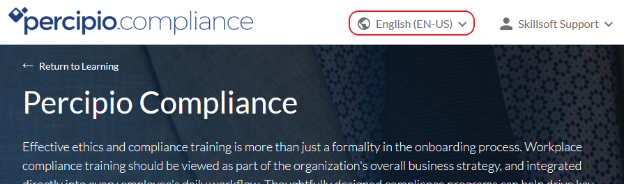 Percipio Compliance - End User FAQ