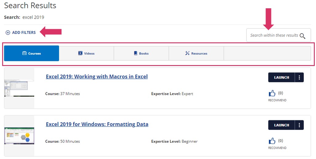 Learner Navigation in Skillport