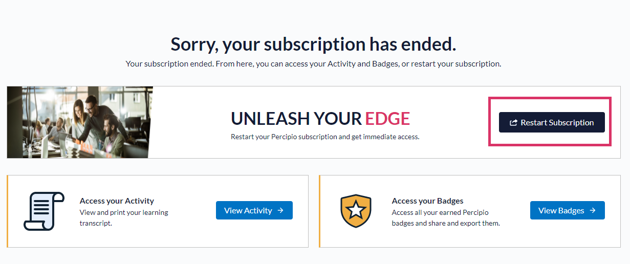 Individual and Team Subscriptions