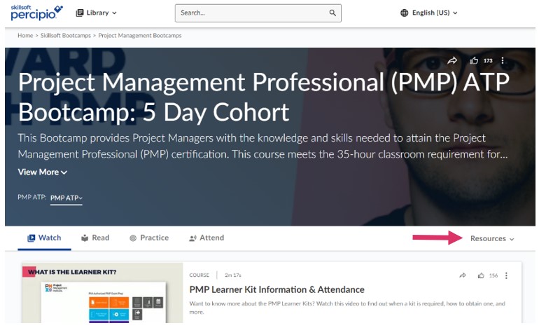 PMI Certification and PDU credits - Percipio