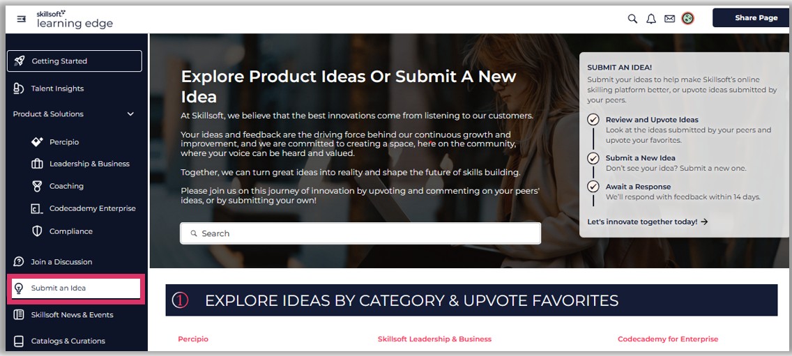 How to Submit an Enhancement Request Through Learning Edge