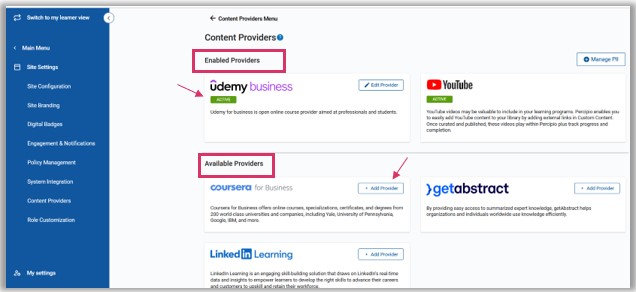 Percipio & Coursera Content